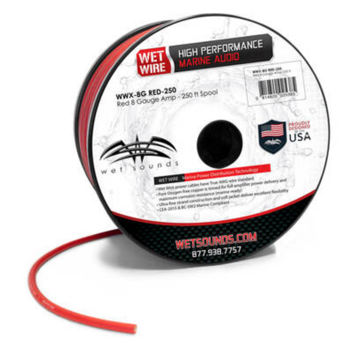 Wetsounds WWX-8 RED-250 – AL & ED's Autosound